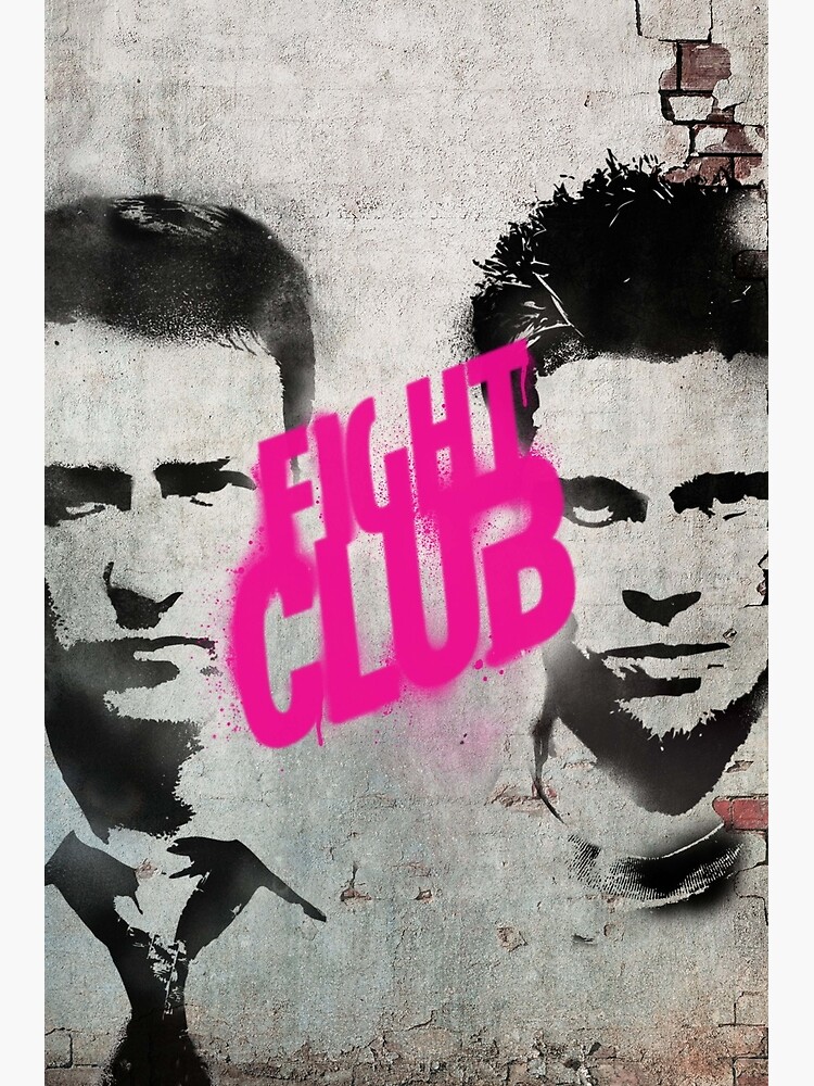 "banksy street Fight Club poster" Poster for Sale by moxer212 | Redbubble