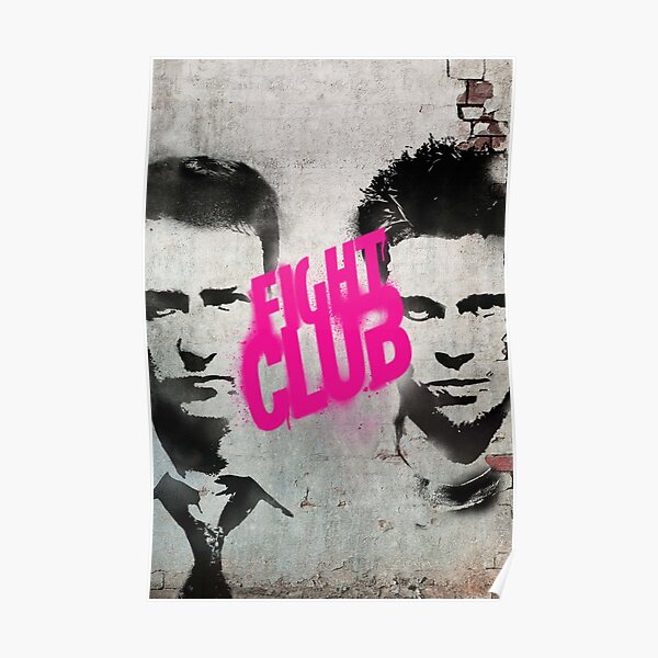 "banksy street Fight Club poster" Poster for Sale by moxer212 | Redbubble