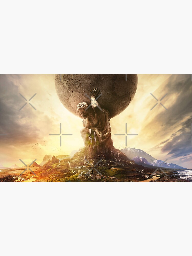 "Atlas Greek Mythology" Sticker for Sale by Sun-Mythology | Redbubble