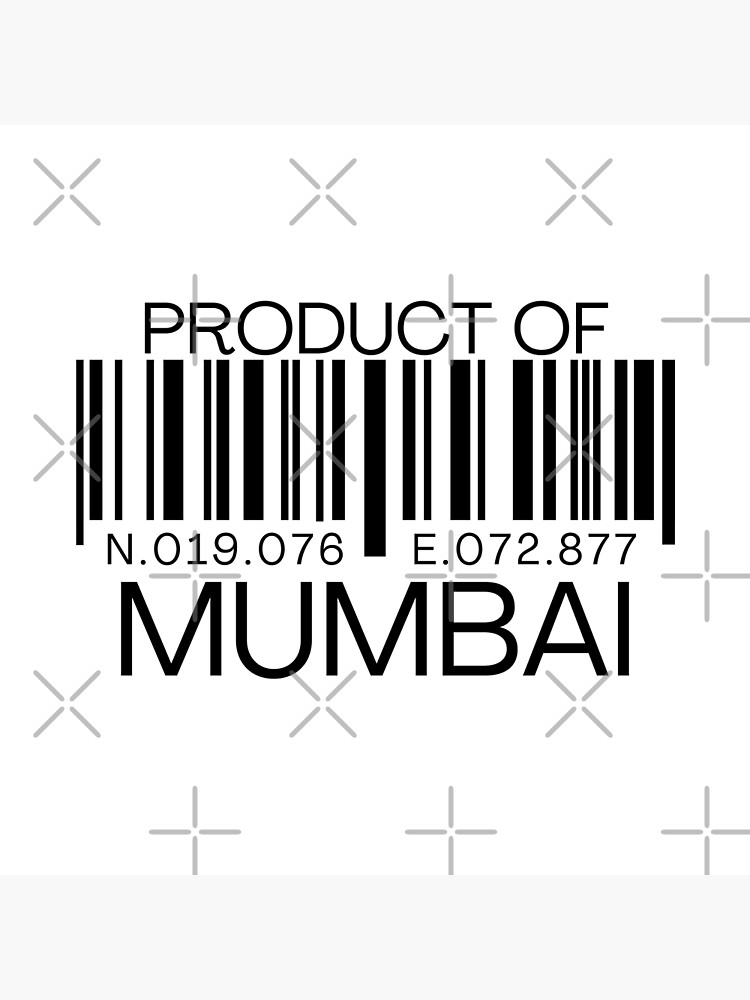 "Product of Mumbai | Barcode with Latitude and Longitude Coordinates ...