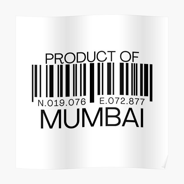"Product of Mumbai | Barcode with Latitude and Longitude Coordinates ...