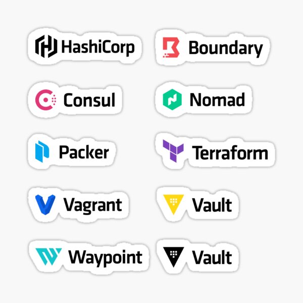 HashiCorp, Boundary, Consul, Nomad, Packer, Terraform, Vagrant, Vault ...