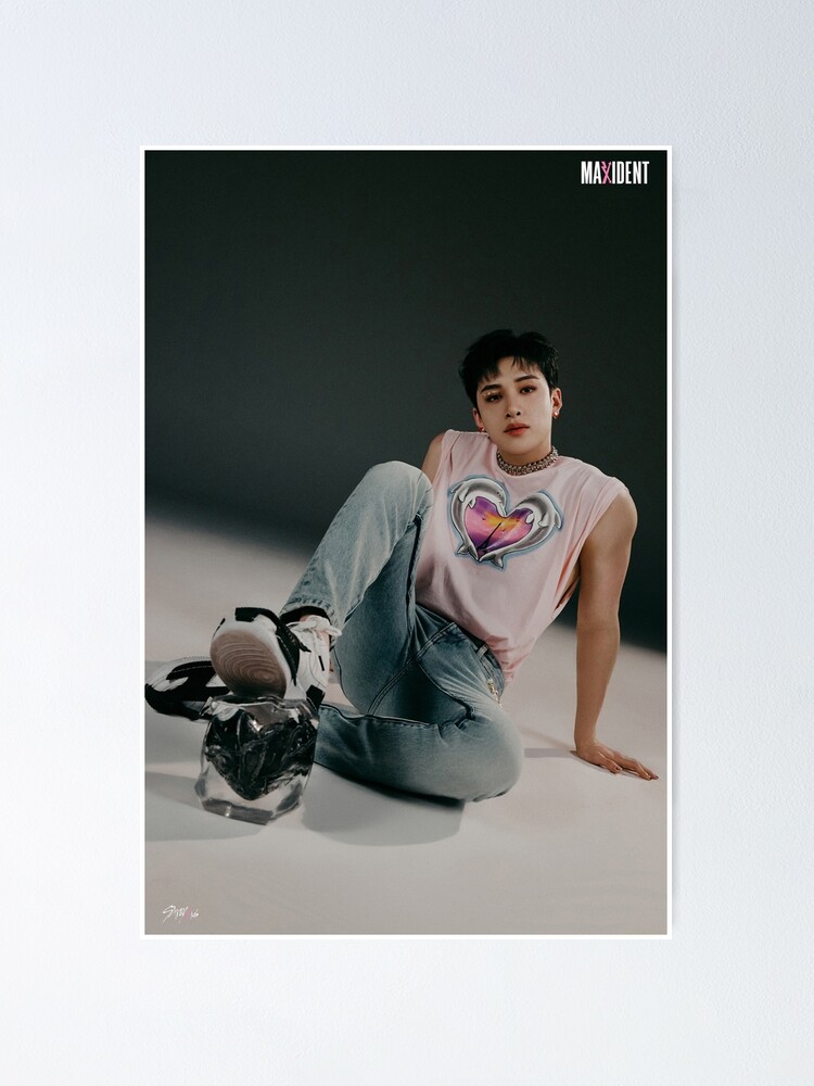 "Stray Kids Bang Chan MAXIDENT " Poster for Sale by edaoflorien | Redbubble