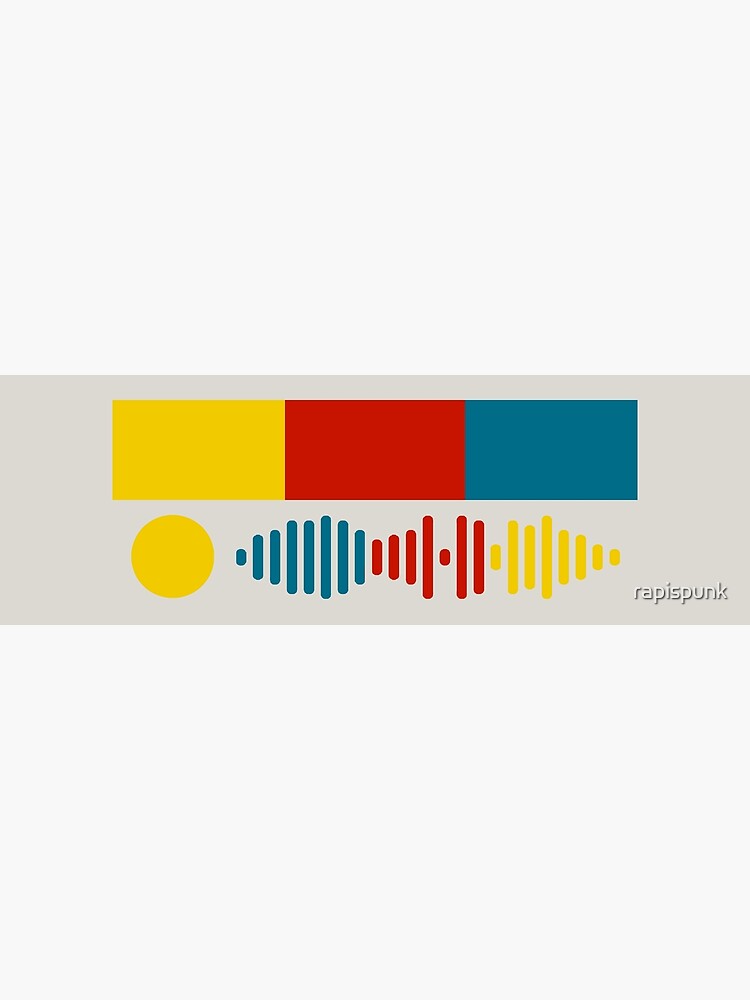 "beabadoobee Patched Up Album sticker w/ spotify code & color palette ...