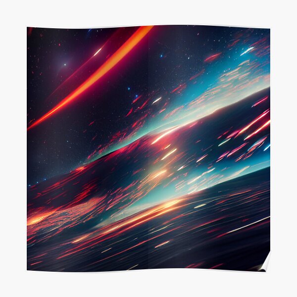 "Space Universe Galactic Fantasy Utopia Heaven Hell Shapes" Poster for ...