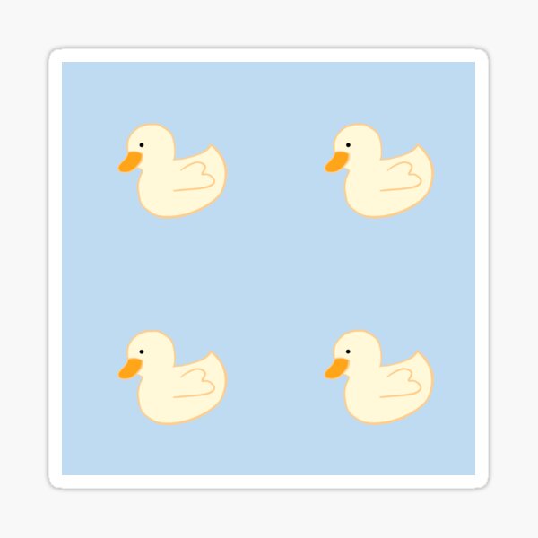 "Baby Ducks" Sticker for Sale by Sunsetcandyart | Redbubble