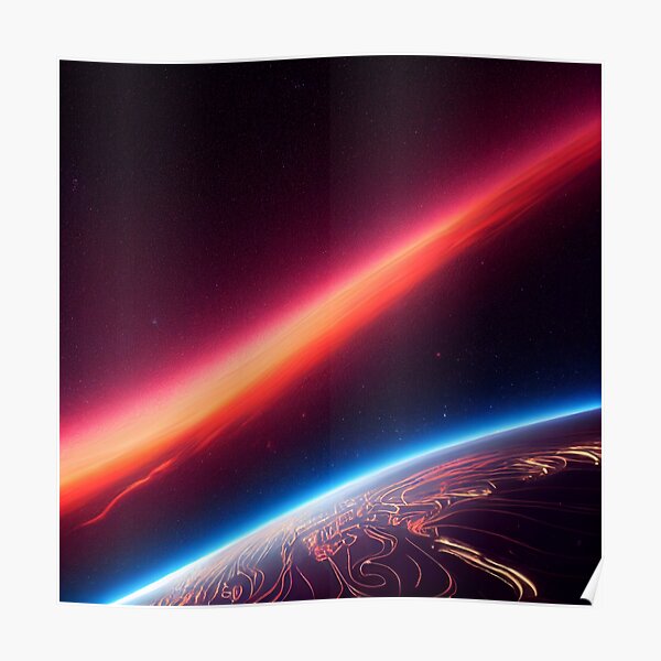 "Space Universe Galactic Fantasy Utopia Heaven Hell Shapes" Poster for ...