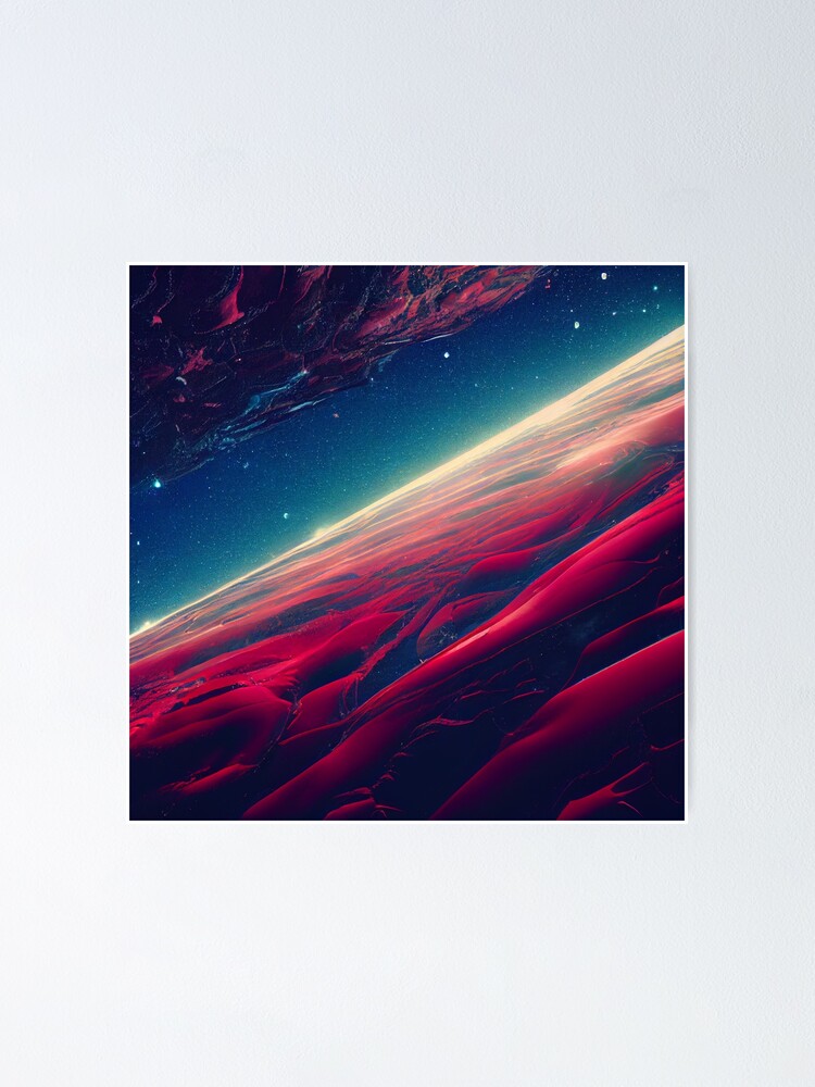 "Space Universe Galactic Fantasy Utopia Heaven Hell Shapes" Poster for ...