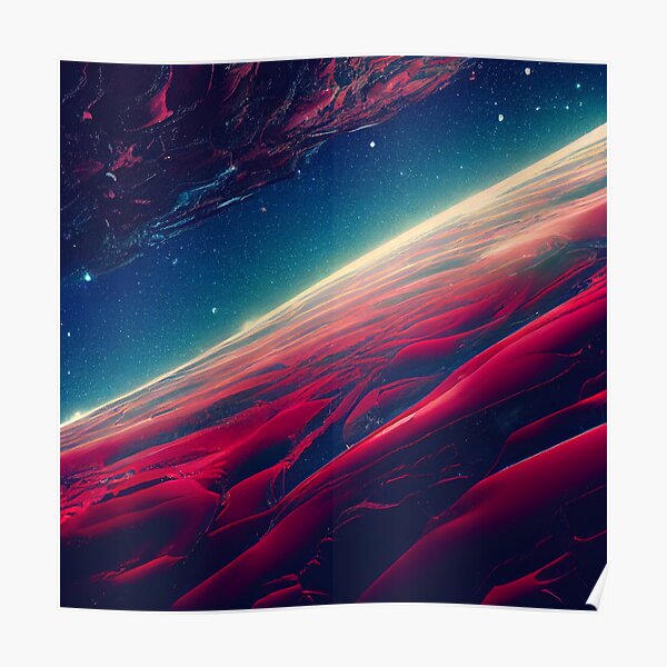 "Space Universe Galactic Fantasy Utopia Heaven Hell Shapes" Poster for ...