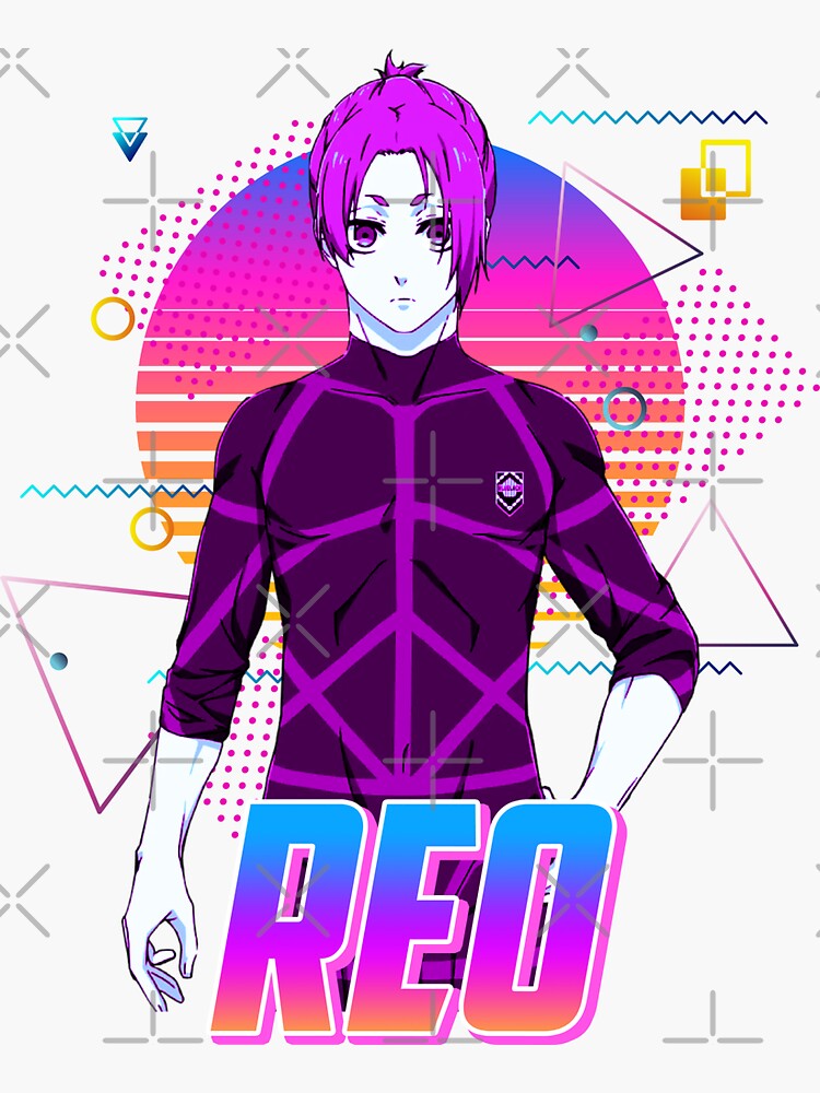 "Reo Mikage - Retro Art" Sticker for Sale by LahcenBamouh | Redbubble