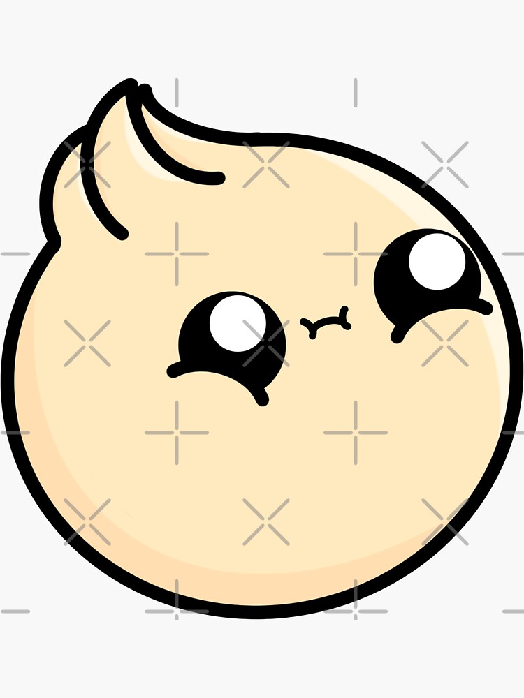 Cute Cartoon Dumpling Bao Kawaii Sticker For Sale By