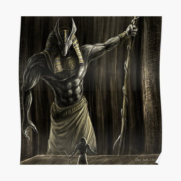 "Egyptian Mythology Anubis" Poster for Sale by Sun-Mythology | Redbubble