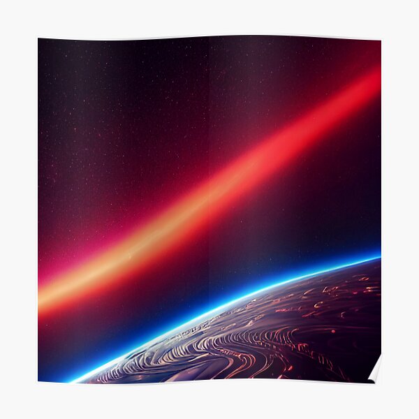 "Space Universe Galactic Fantasy Utopia Heaven Hell Shapes" Poster for ...