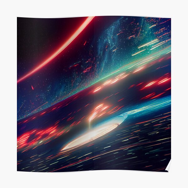 "Space Universe Galactic Fantasy Utopia Heaven Hell Shapes" Poster for ...