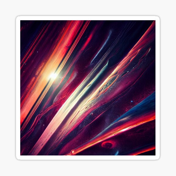 "Space Universe Galactic Fantasy Utopia Heaven Hell Shapes" Sticker for ...