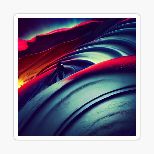 "Space Universe Galactic Fantasy Utopia Heaven Hell Shapes" Sticker for ...