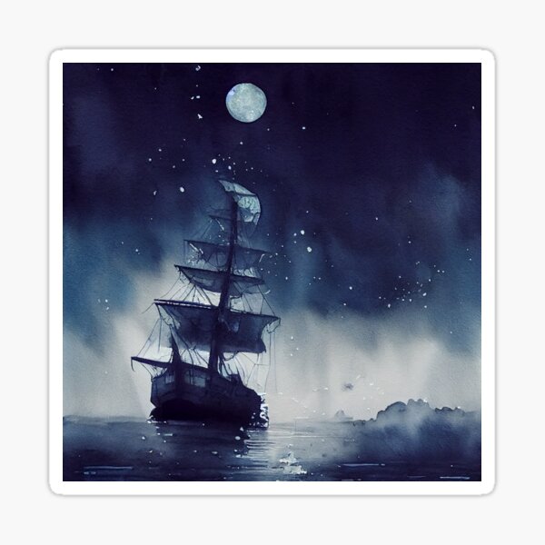 "Sailing by the North Star" Sticker for Sale by MikaHutton | Redbubble