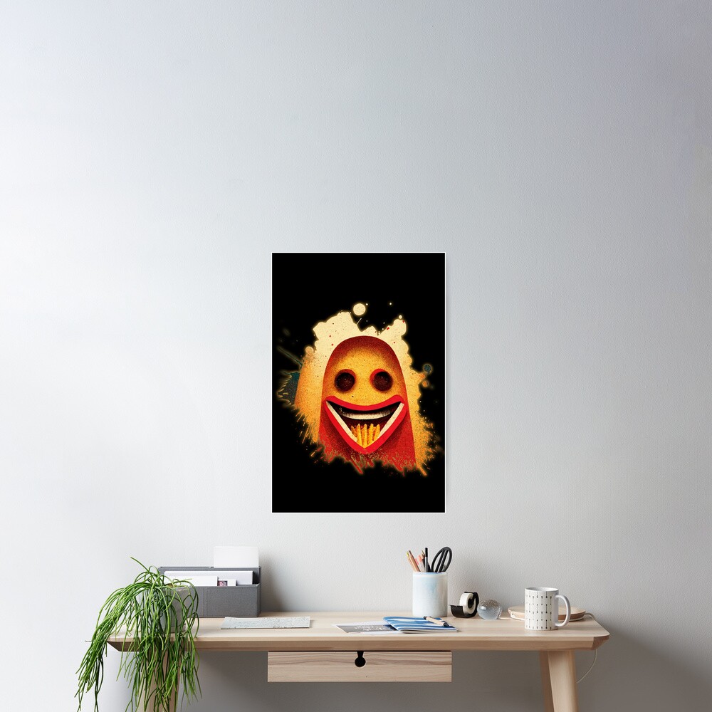 "Evil French Fries -" Poster for Sale by mayza-shop | Redbubble