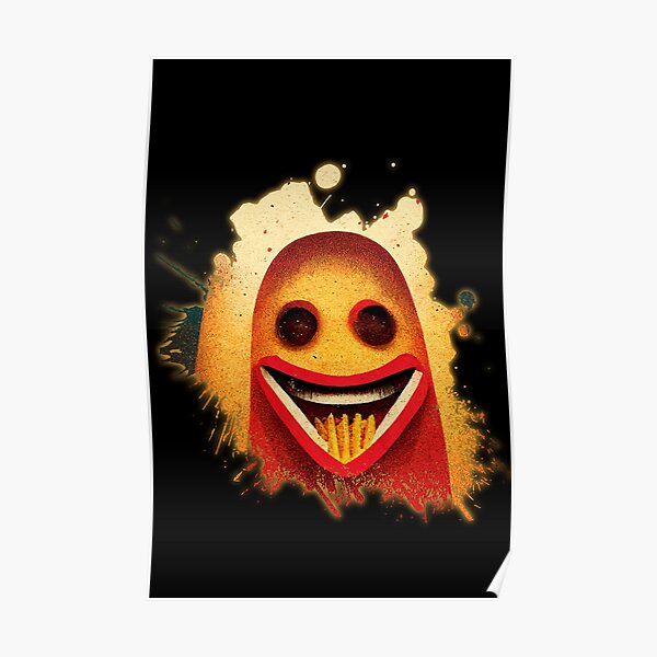 "Evil French Fries -" Poster for Sale by mayza-shop | Redbubble