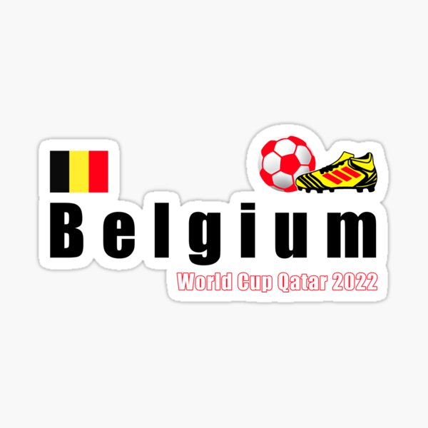 "FIFA World Cup 2022 Belgium" Sticker for Sale by kenuli | Redbubble