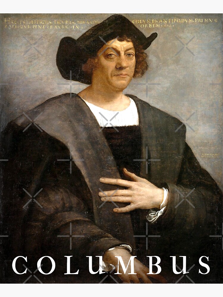 "Christopher Columbus Portrait" Sticker for Sale by JackCurtis1991 ...