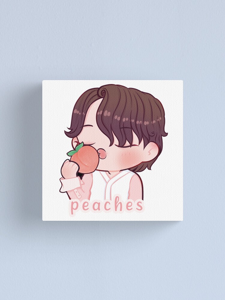 "Exo Kai Peachy Boy" Canvas Print for Sale by artlifexo88 | Redbubble
