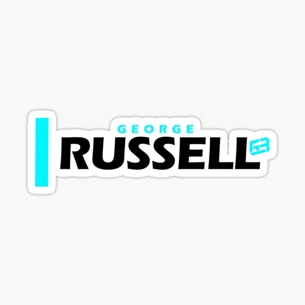 "Georrge Russell 2022" Sticker for Sale by furydesigns20 | Redbubble