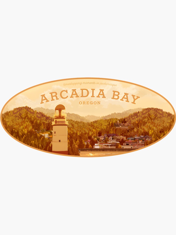 "Life is Strange - Arcadia Bay Logo (Sunset) Classic " Sticker for Sale ...