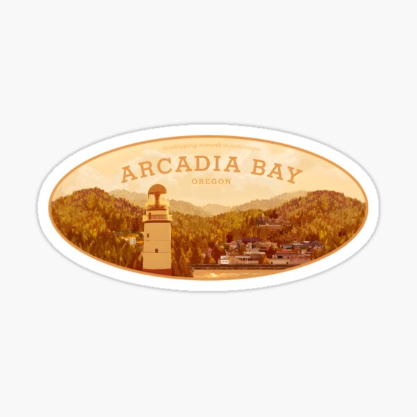 "Life is Strange - Arcadia Bay Logo (Sunset) Classic " Sticker for Sale ...
