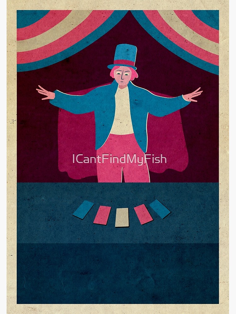 "Circus magician trans flag" Poster for Sale by ICantFindMyFish | Redbubble