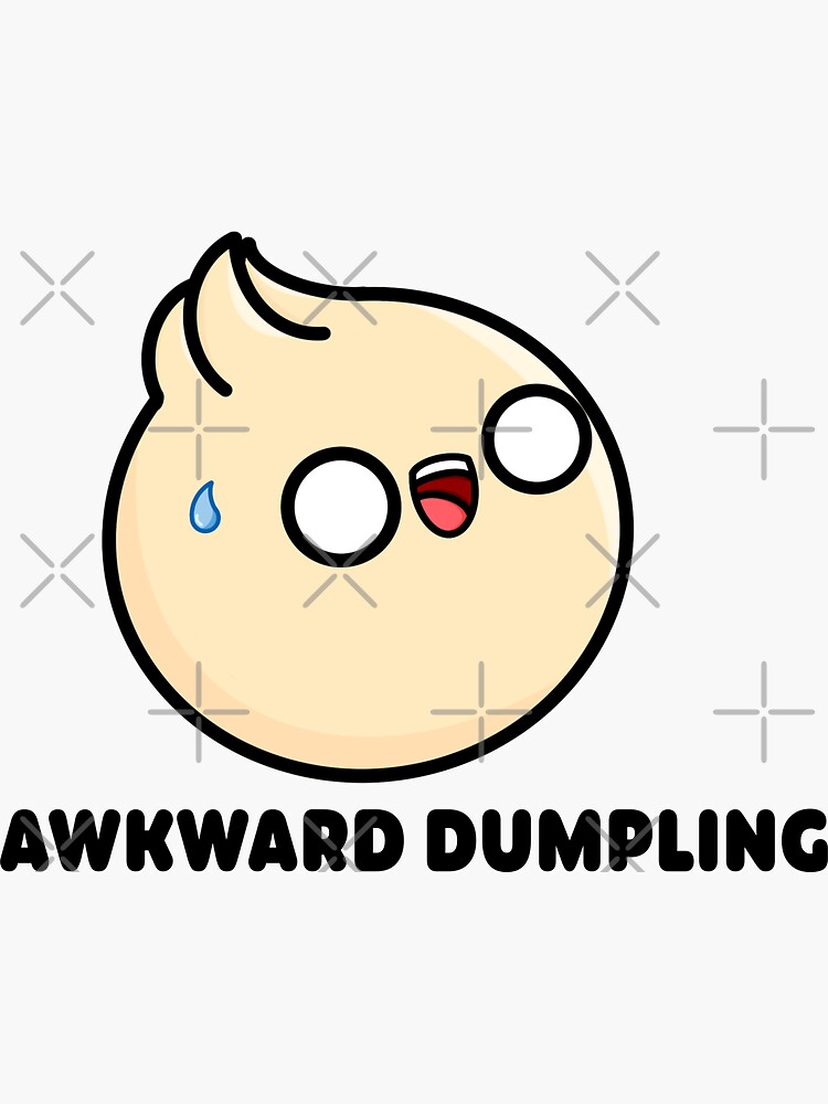 Cute Cartoon Dumpling Bao Kawaii Sticker For Sale By