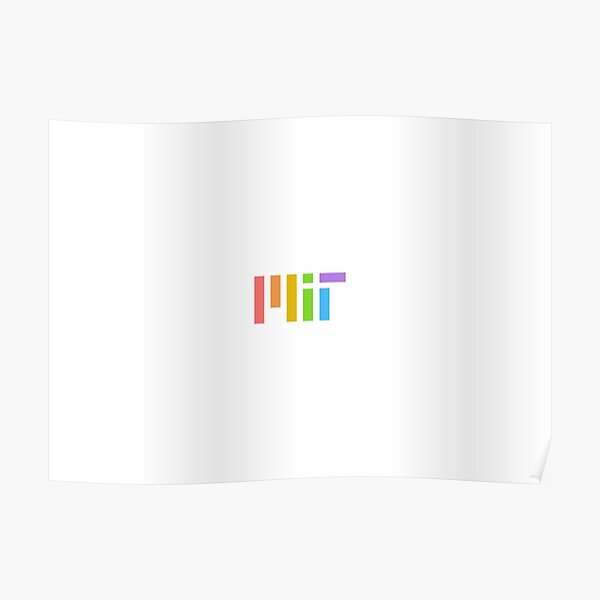 "MIT rainbow aesthetic" Poster for Sale by beesandblossoms | Redbubble