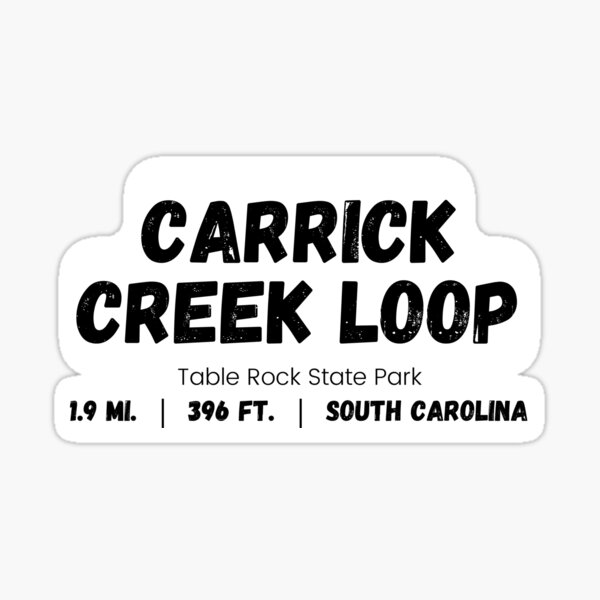 "Carrick Creek Loop- Table Rock State Park, South Carolina Hiking/Trail ...