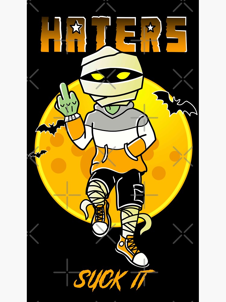 " little mumi haters halloween bl" Sticker for Sale by LeonEDR | Redbubble