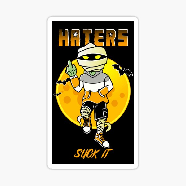 " little mumi haters halloween bl" Sticker for Sale by LeonEDR | Redbubble