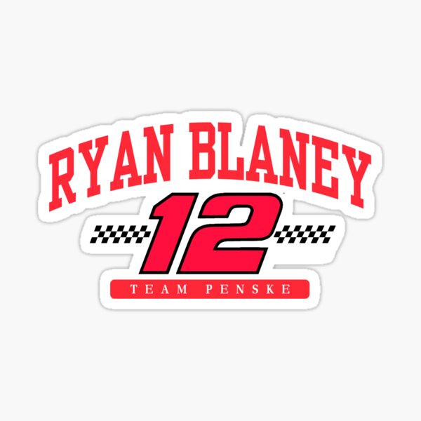 "Ryan Blaney 12 Team Penske " Sticker for Sale by katinekabachr | Redbubble