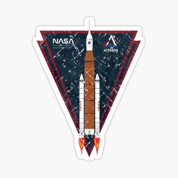 "Artemis Program - Vintage Emblem V03" Sticker for Sale by arthook ...