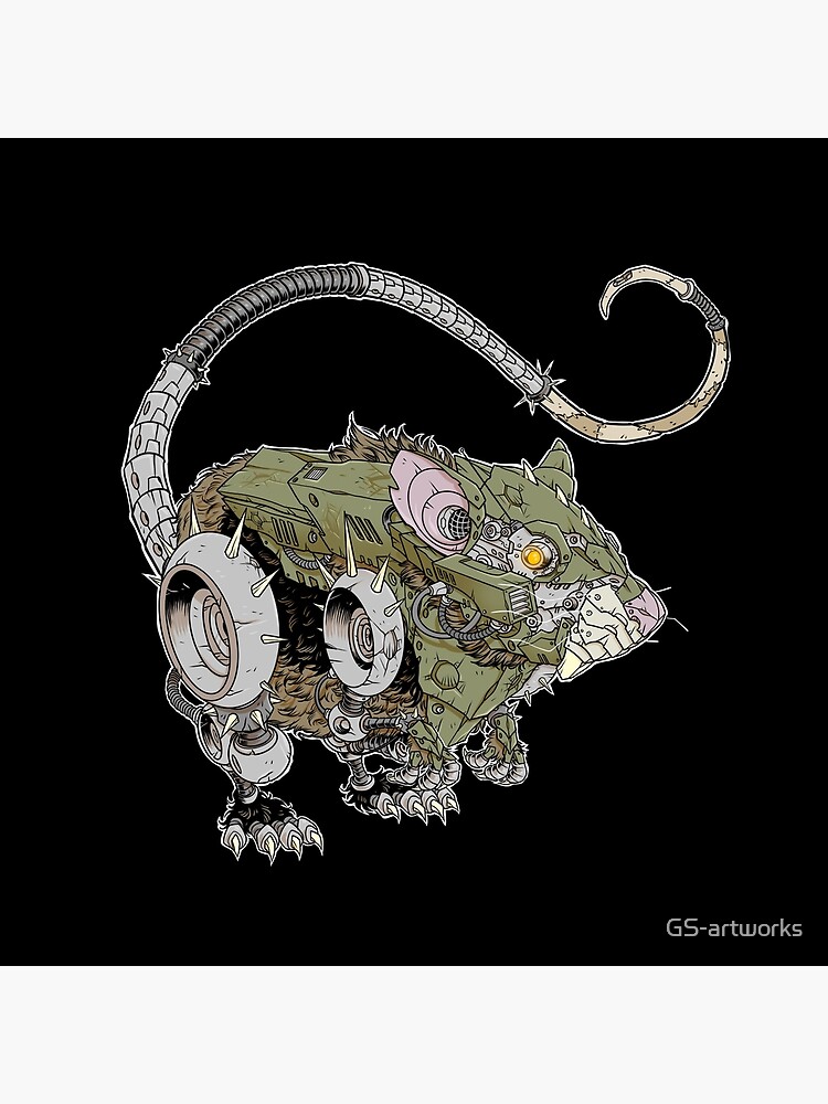 "Robot rat" Poster for Sale by GS-artworks | Redbubble