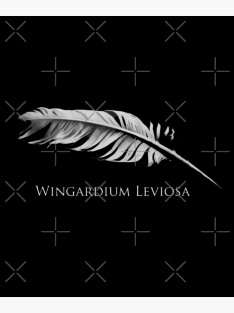 "Wingardium Leviosa Feather" Poster for Sale by HarryMagicPlace | Redbubble