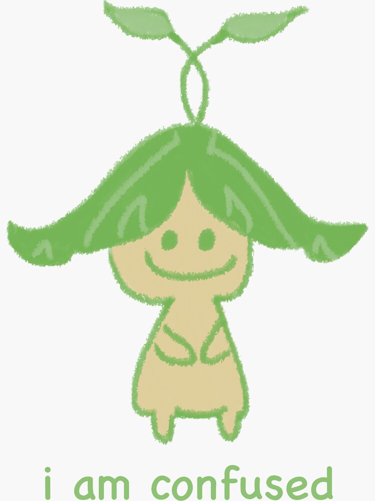 "Genshin Impact Confused Aranara" Sticker for Sale by evfr | Redbubble