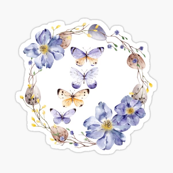 "butterfly drawing" Sticker for Sale by Tariqziyad | Redbubble