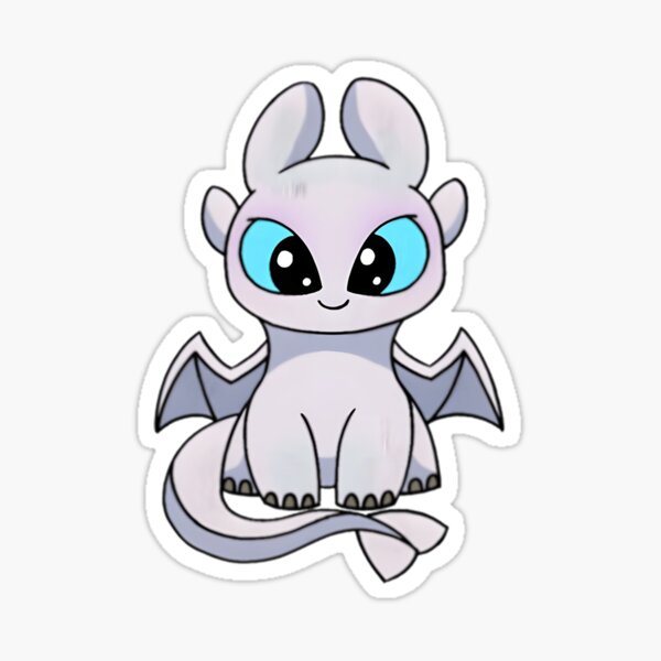 "Light Fury Toothless Classic " Sticker for Sale by ieirialgmart ...