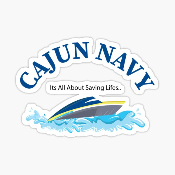 "Cajun Navy Trending" Sticker for Sale by zesh101 | Redbubble
