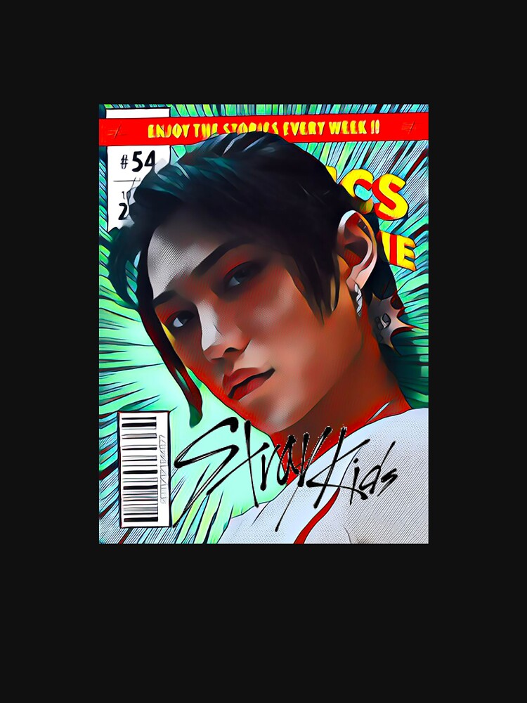 "Stray Kids Lee Felix / Maxident Fan Art" T-shirt for Sale by ...