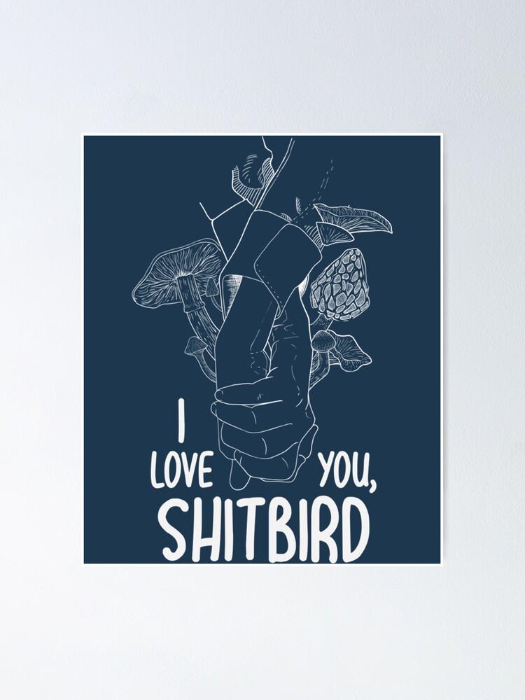 "mushroom shitbirds " Poster for Sale by Hulbertwhite | Redbubble