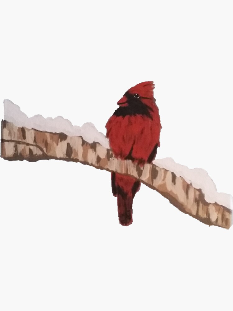 "Cardinal" Sticker for Sale by JkEnvisions | Redbubble