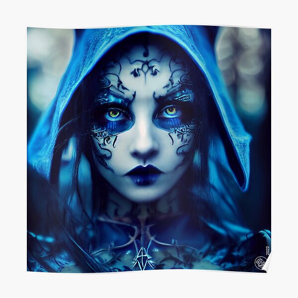 "Leata - Sexy Gothic Elf Woman" Poster for Sale by JediNeil | Redbubble