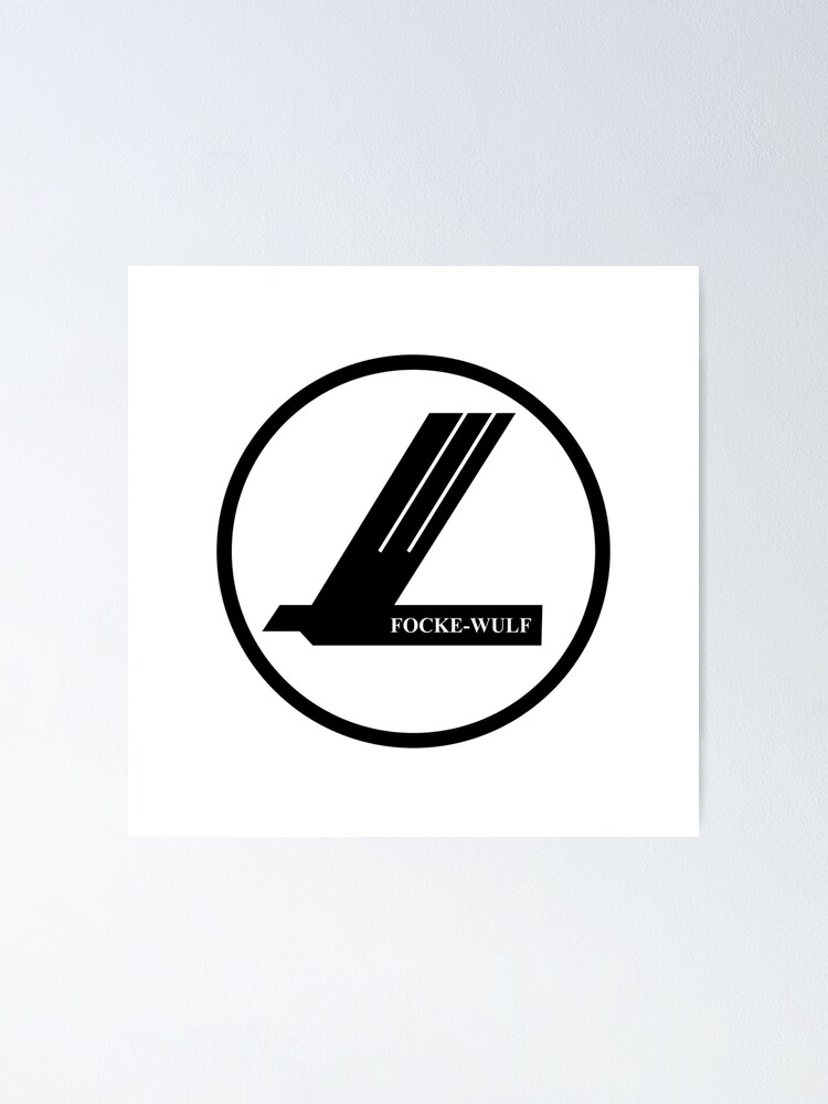"Retro Focke Wulf Aircraft Symbol" Poster for Sale by illustrator89 ...