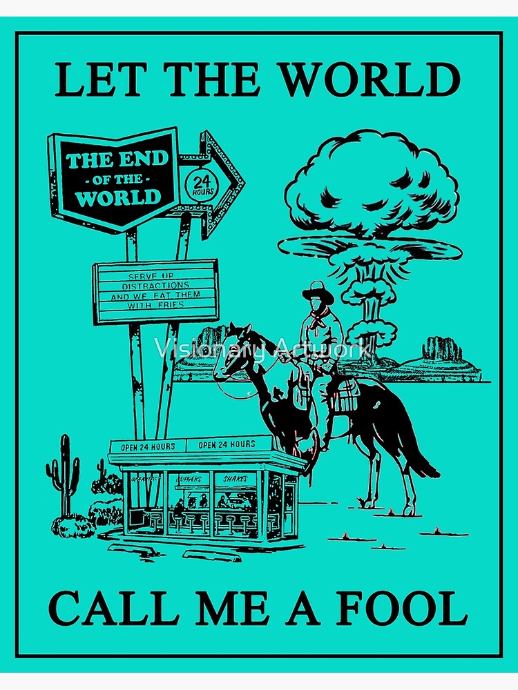 "Old Western Poster - Let the World Call Me a Fool - Waylon Jennings ...