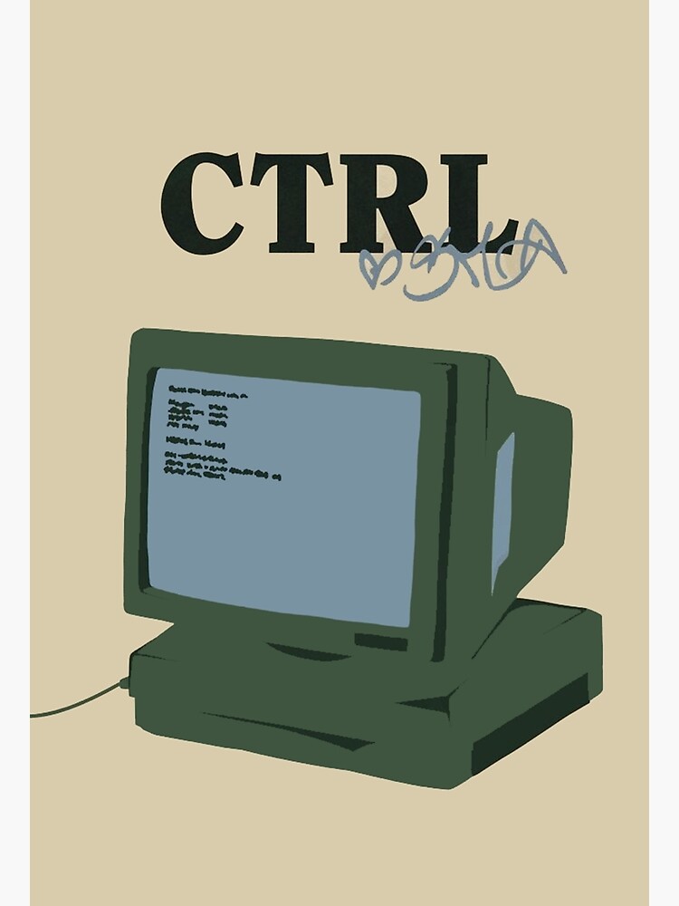 "Ctrl SZA Poster" Poster for Sale by susanneward | Redbubble
